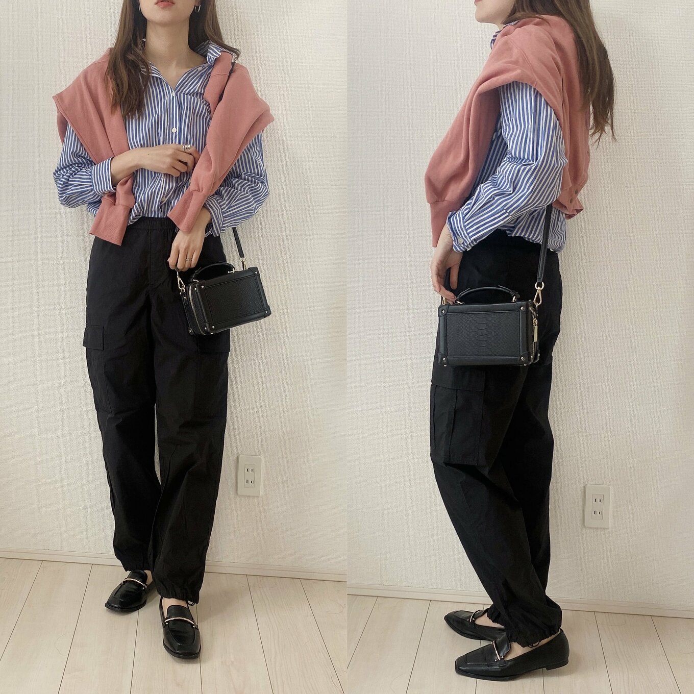 [写真](1ページ目)ユニクロのカーゴパンツを5通りに着まわし。3990円でアラフォーにもおすすめ | ESSEonline（エッセ オンライン）