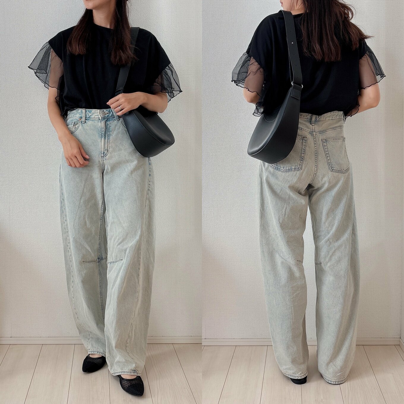 アラフォーがGUで「4つ買いした名品パンツ」を着まわし。ゆるっと履けて今っぽいのに2990円 | ESSEonline（エッセ オンライン）