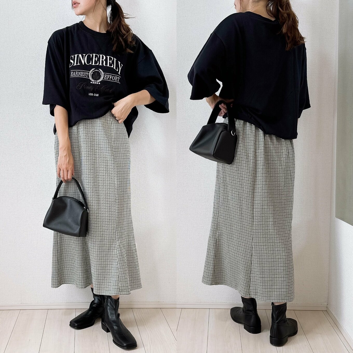 [写真](1ページ目)GUの新作「走れるブーツ」と「厚底スニーカー」は買い。軽い・合わせやすい・コスパ最高 | ESSEonline（エッセ オンライン）