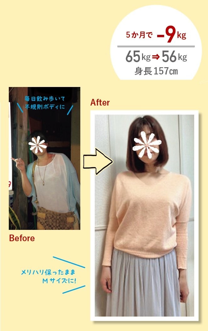5か月で9kgやせた49歳が「変えたこと」。食べることへのうしろめたさをやめた | ESSEonline（エッセ オンライン）