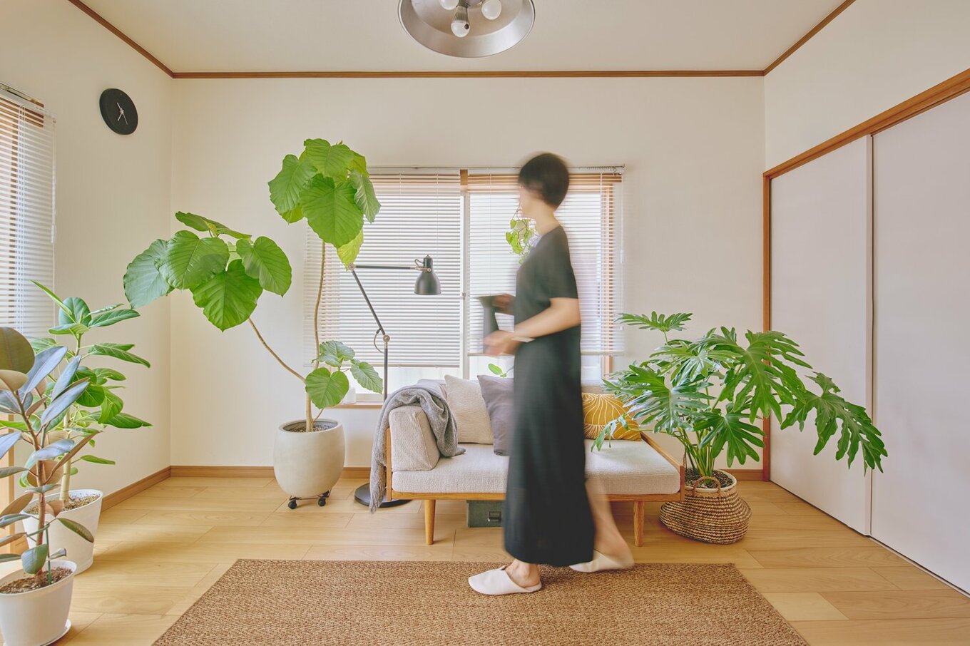 [写真](1ページ目)50代、持たないひとり暮らしの「家具選び」。部屋を広く見せる工夫、あえて増やしたもの | ESSEonline（エッセ オンライン）