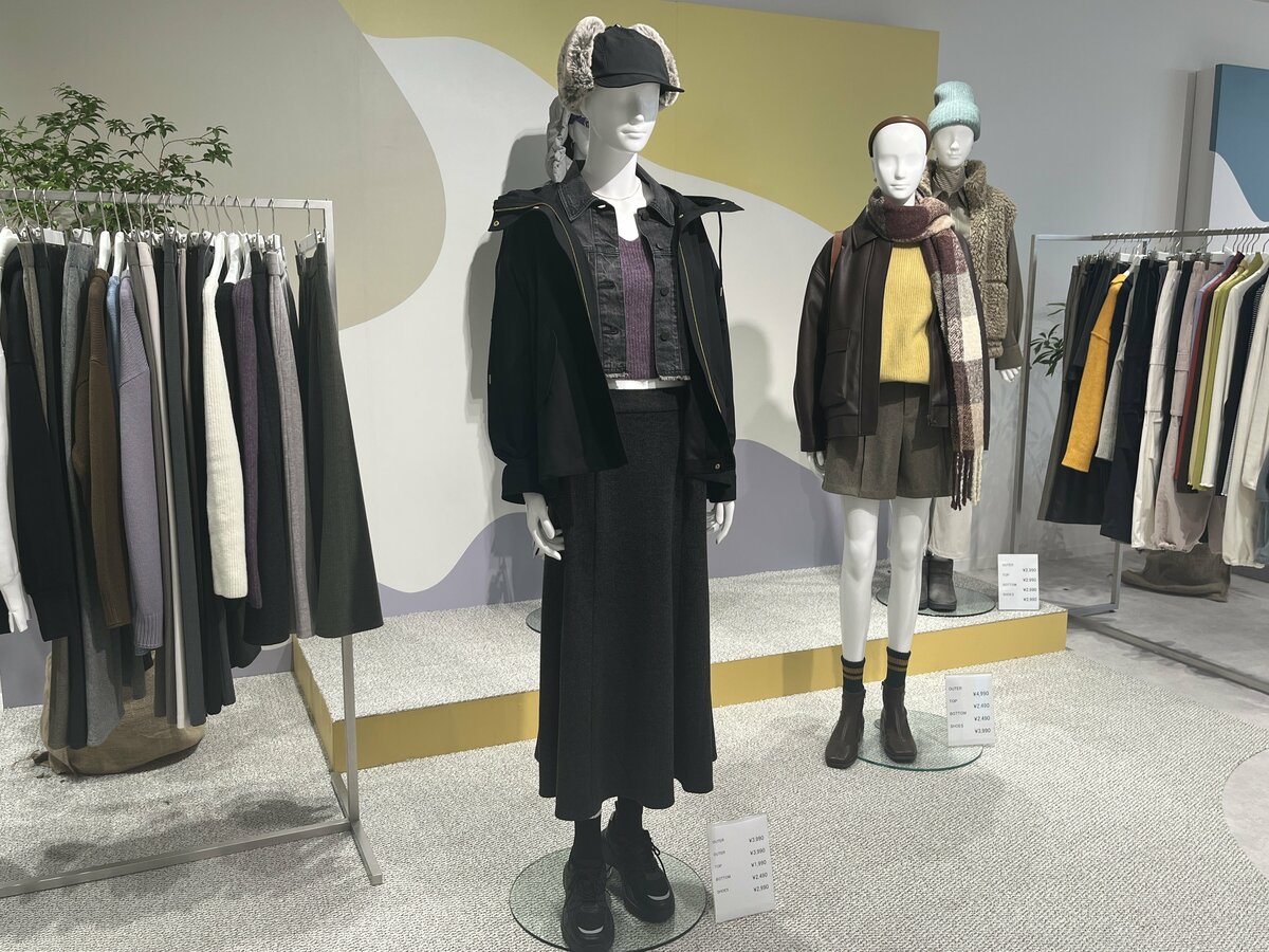 「GU」40代以上におすすめの新作アイテム。テディベアみたいな4990円コートがかわいすぎ | ESSEonline（エッセ オンライン）