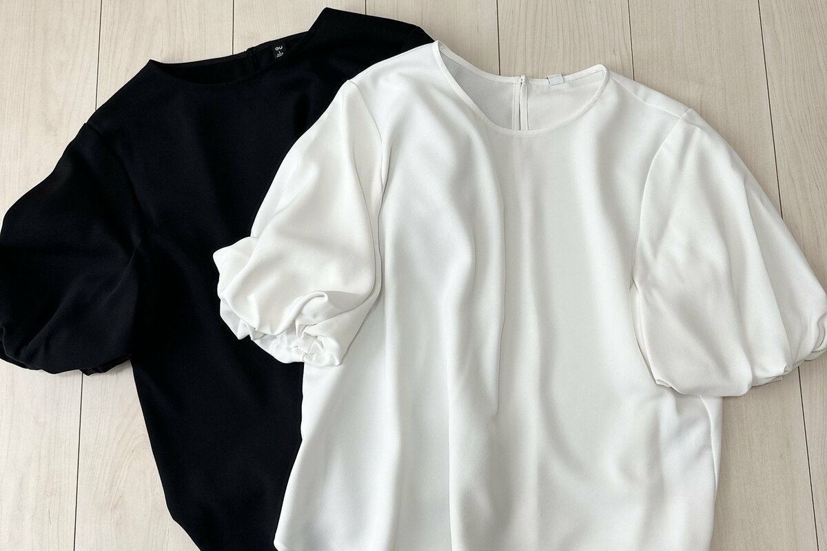アラフォーがGUで「思わず2色買いした」ブラウス。きれいめコーデに大活躍：2025年5月トップ10 | ESSEonline（エッセ オンライン）