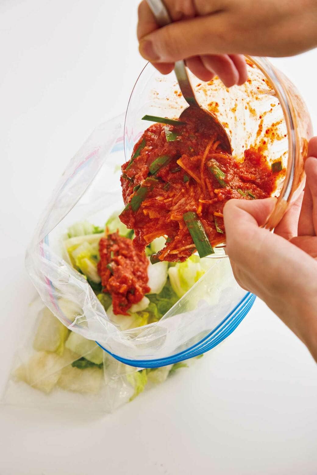 白菜1／4個でキムチづくりの方法。少量だからチャレンジしやすい | ESSEonline（エッセ オンライン）