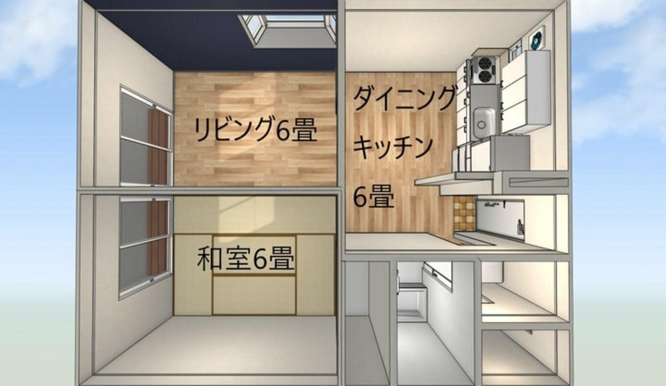 [写真](1ページ目)4人家族2DKの団地暮らし。小学校入学に備えて子ども部屋を作るには？ | ESSEonline（エッセ オンライン）