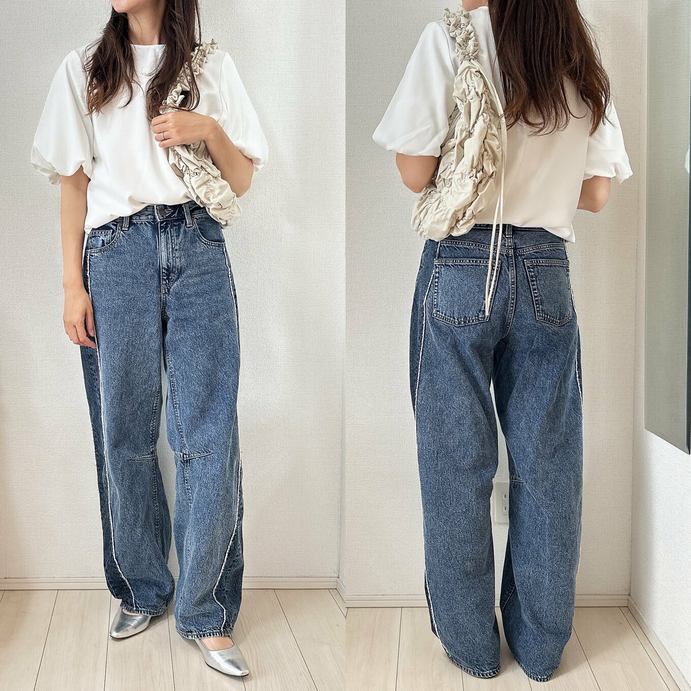 アラフォーがGUで「思わず2色買いした」ブラウス。きれいめコーデに大活躍：2025年5月トップ10 | ESSEonline（エッセ オンライン）