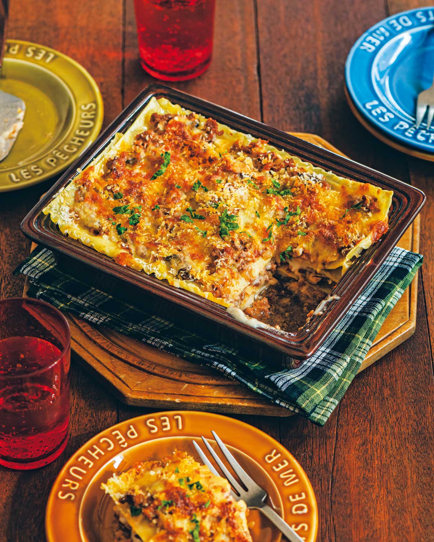 冬のごちそう、ラザニア。レンチンミートソースで初心者でも本格味に | ESSEonline（エッセ オンライン）