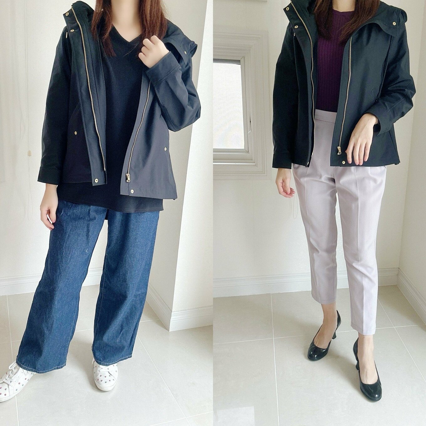 [写真](1ページ目)アウターは「GU・3990円のパーカ」があればいい。どんな服にも合う万能さ | ESSEonline（エッセ オンライン）