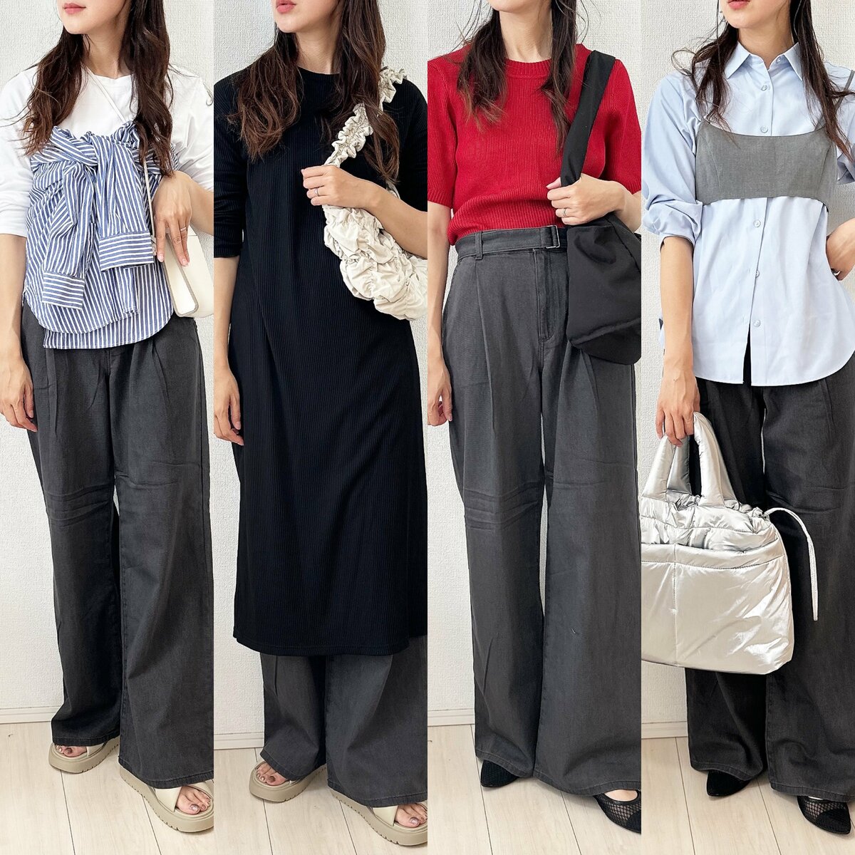 アラフォー絶賛「GU・ライトデニム」はラクなのにスタイルよく見え。接触冷感で夏まで大活躍 | ESSEonline（エッセ オンライン）