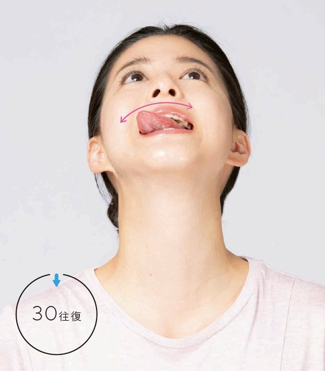 小顔になる「舌出しエクササイズ」。フェイスラインも引き締まって見える | ESSEonline（エッセ オンライン）