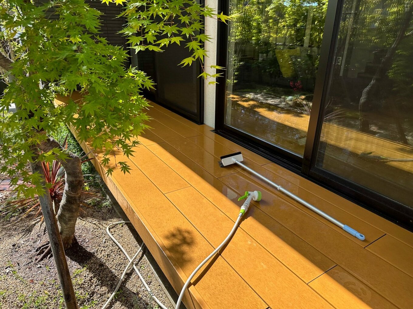 [写真](1ページ目)ウッドデッキで、極上の昼寝＆ピクニック気分の軽食を。暮らしに楽しみが増えた | ESSEonline（エッセ オンライン）