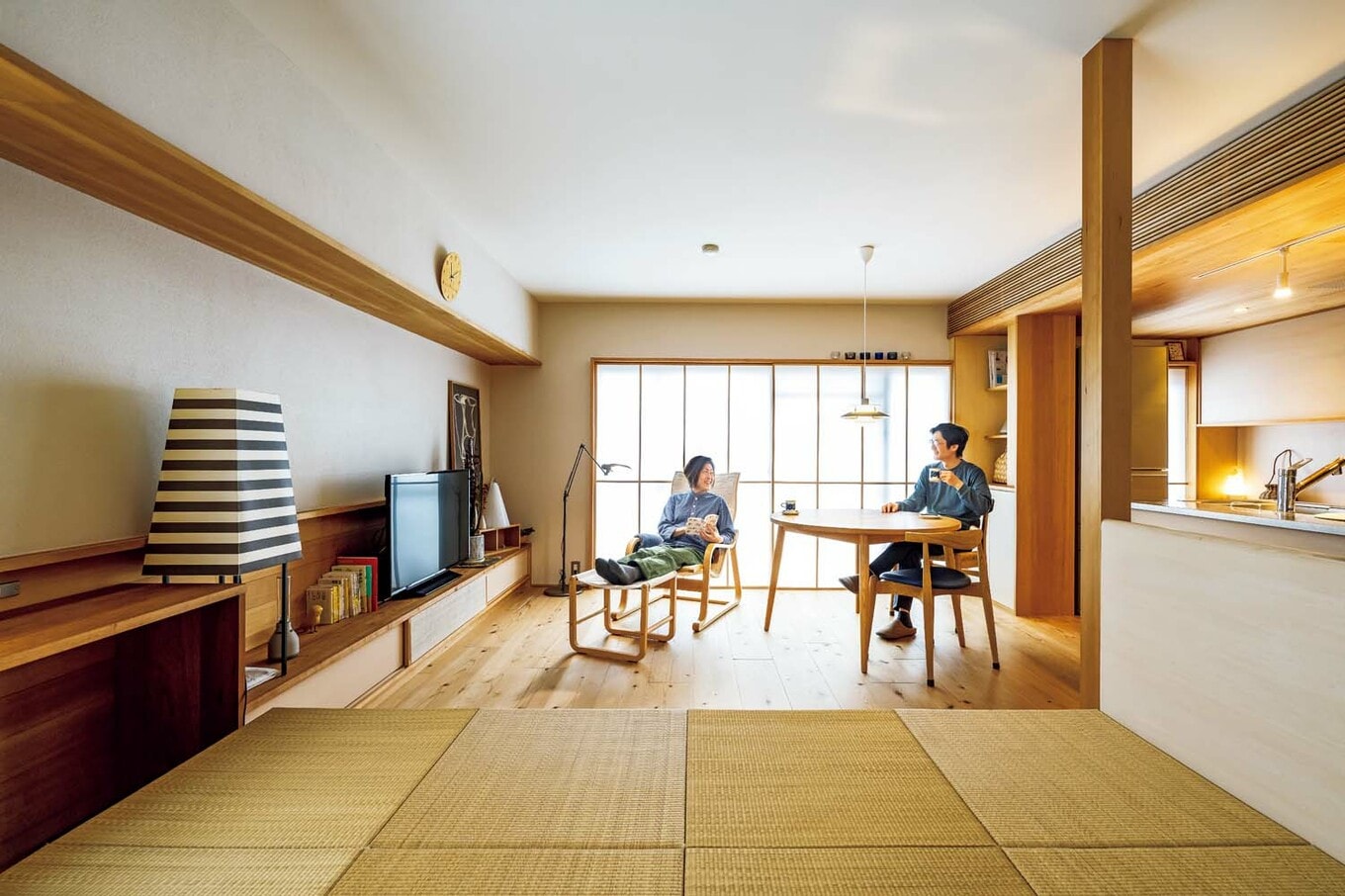 [写真](1ページ目)子が独立、50代夫婦ふたりのマンションリノベ：3LDK→1LDKに、暑さ寒さ対策も万全 | ESSEonline（エッセ オンライン）