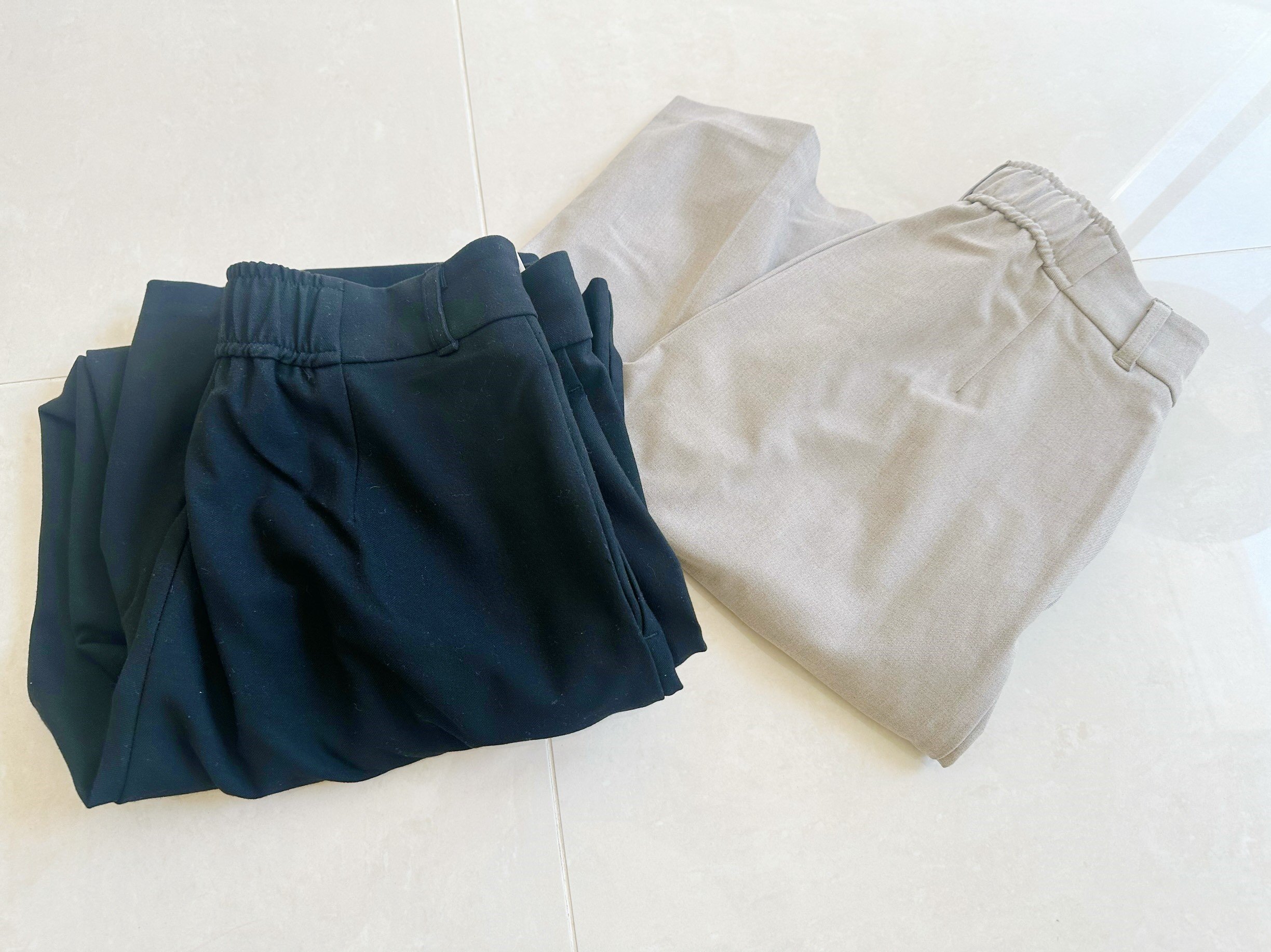 アラフォーがGUで思わず2色買いした「着やせパンツ」。一度着るとやみつきに | ESSEonline（エッセ オンライン）