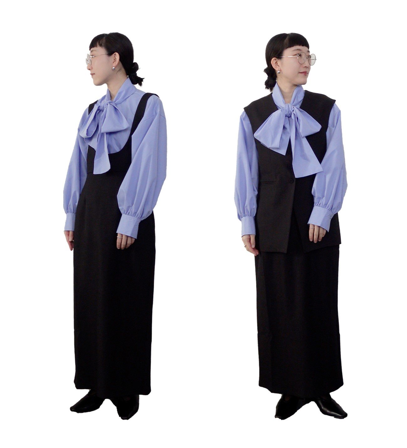 「卒入学」は6000円のブラウスをおしゃれに着まわす3コーデ。ユニクロのワイドパンツとも相性抜群 | ESSEonline（エッセ オンライン）