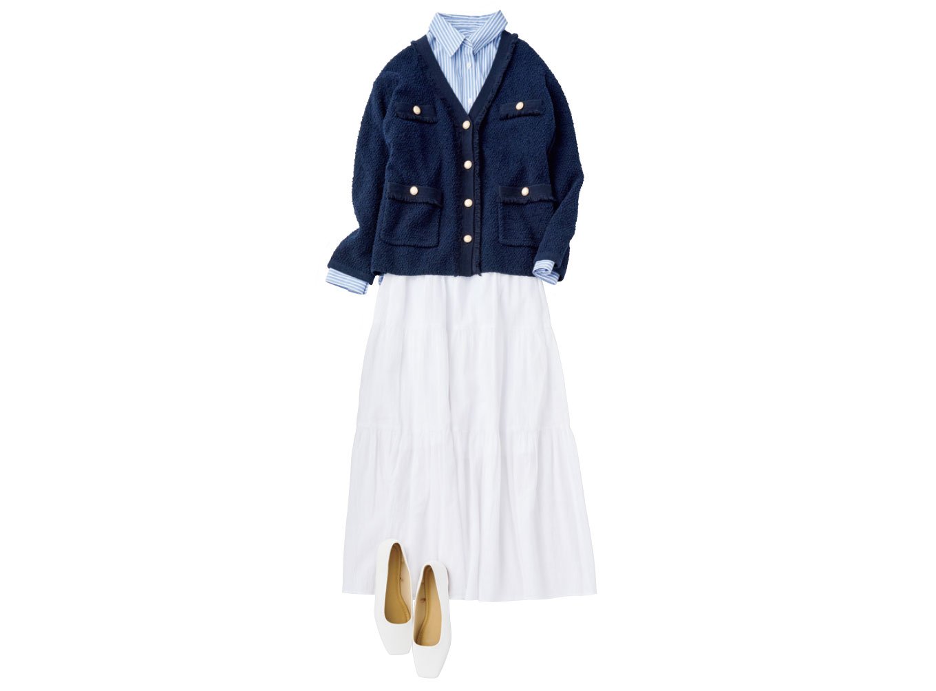 [写真](1ページ目)2週間10着で着まわせる。ユニクロに無印良品、 すべて「6000円以下」のプチプラ春服 | ESSEonline（エッセ オンライン）