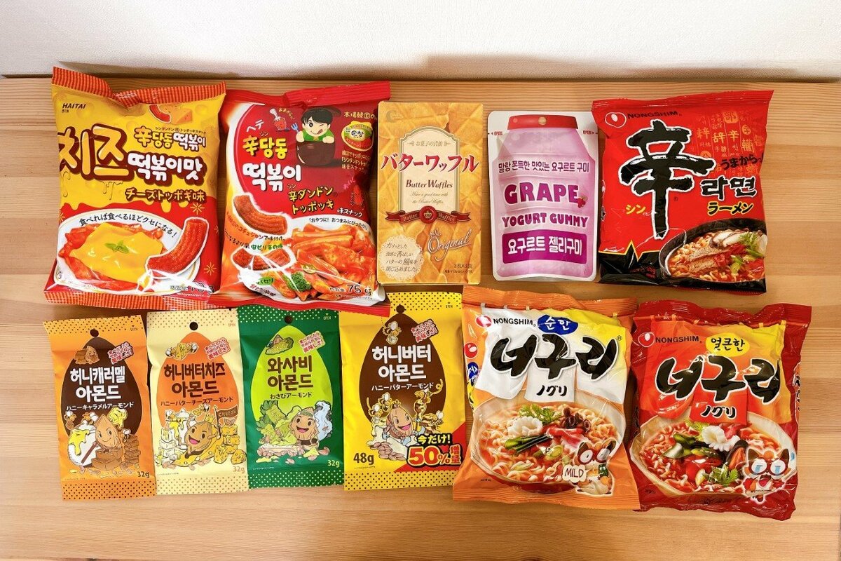 ダイソーで見つけた「韓国の食べ物」。あのお菓子やあのラーメンが110円で買える！ | ESSEonline（エッセ オンライン）