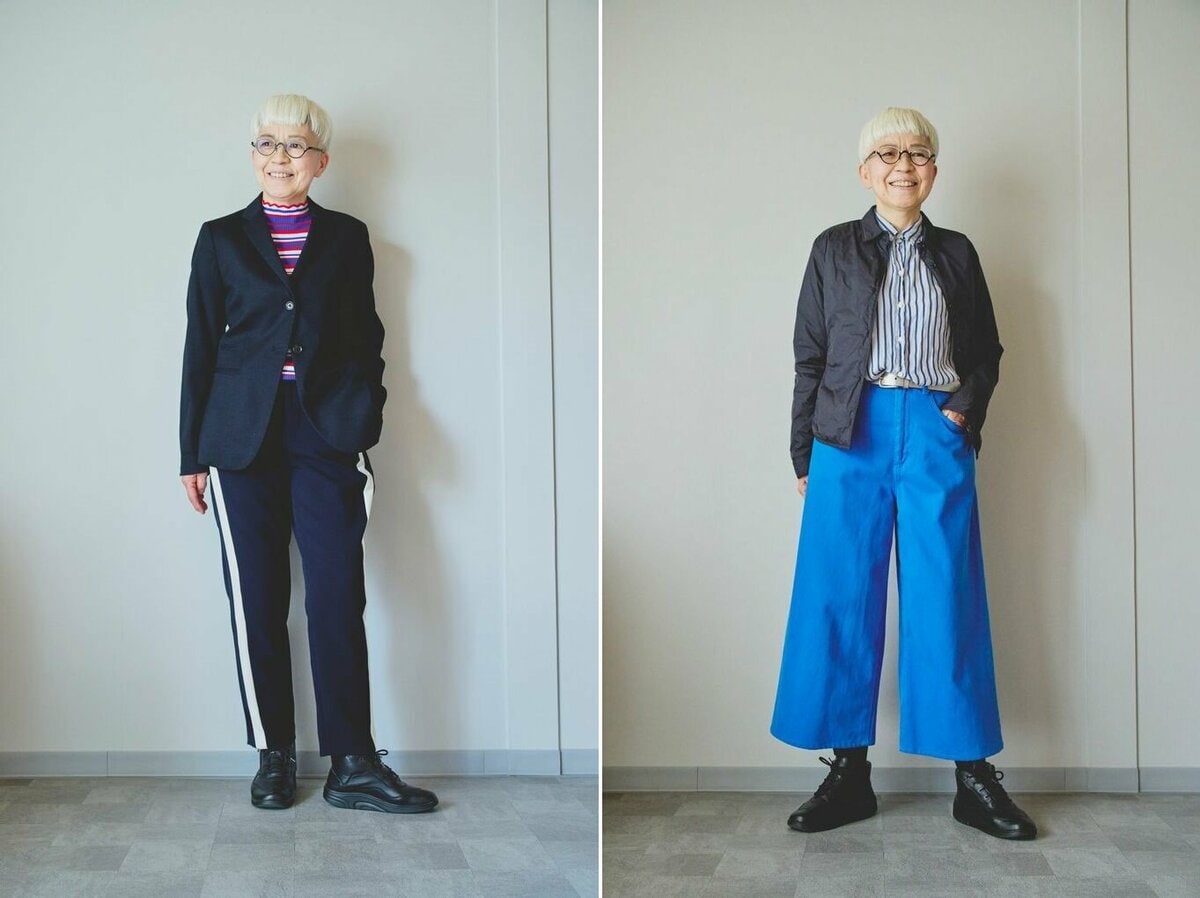 70代・月8万円暮らしが楽しむ「自由なおしゃれ」。ユニクロを上手に活用しリメイクも | ESSEonline（エッセ オンライン）