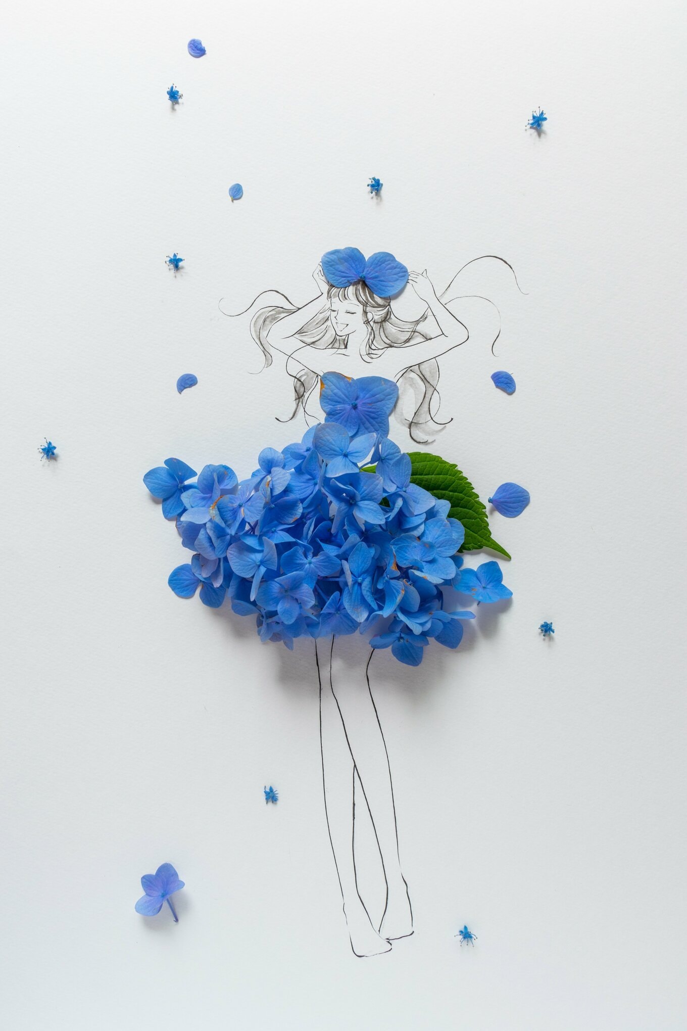 [写真](1ページ目)SNSでブームの「＃フラワードレスチャレンジ」。簡単にかわいくつくれるコツ | ESSEonline（エッセ オンライン）