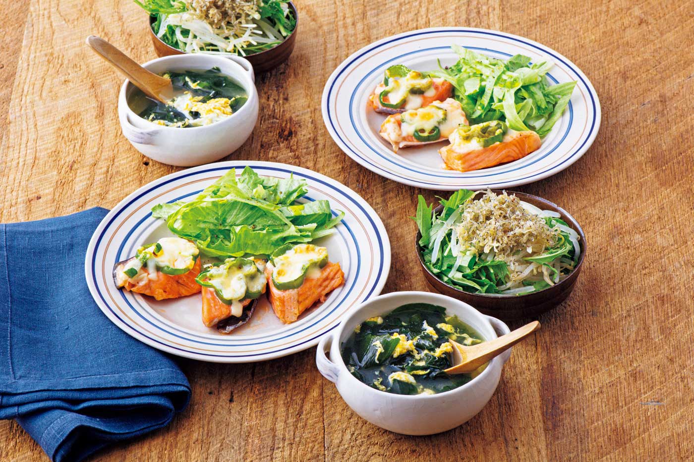 「鮭のチーズ焼き」がメインのダイエット献立。あっという間に3品完成 | ESSEonline（エッセ オンライン）