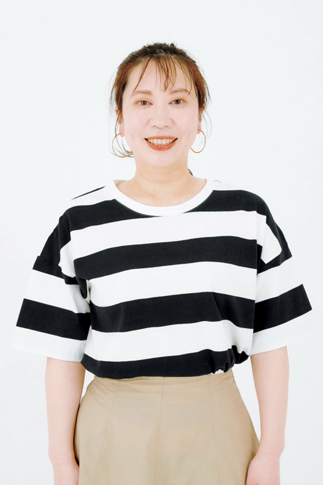 [写真](1ページ目)40代50代、ボーダー服は「細めor太め」どっちがいい？老け見え回避のコーデ術2つ：2025年6月トップ10 | ESSEonline（エッセ オンライン）