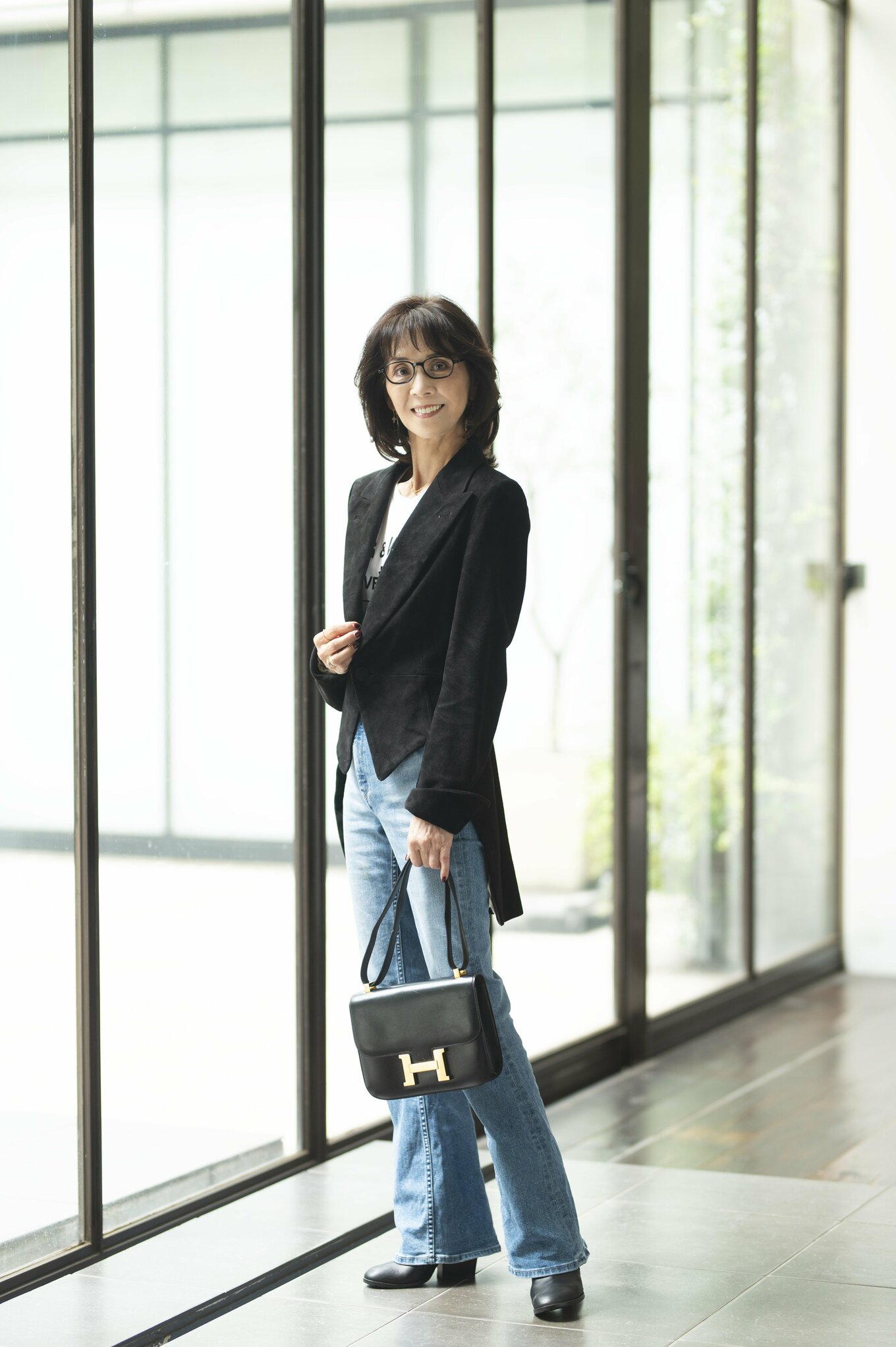 [写真](1ページ目)70代、柏木由紀子さんの着こなし術。30年前の服も「お直し」して楽しむ | ESSEonline（エッセ オンライン）